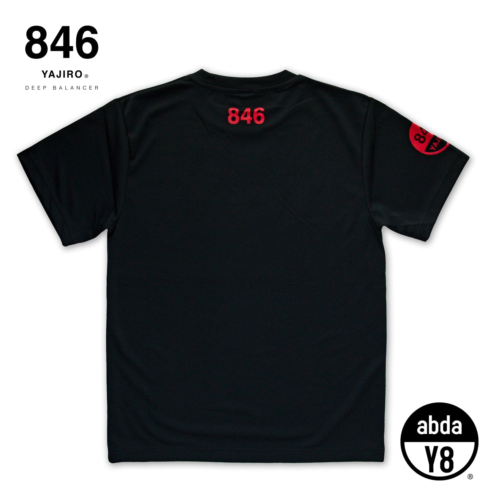joy series T-shirt Black×Red (Unisex) – 846YAJIROオンラインショップ